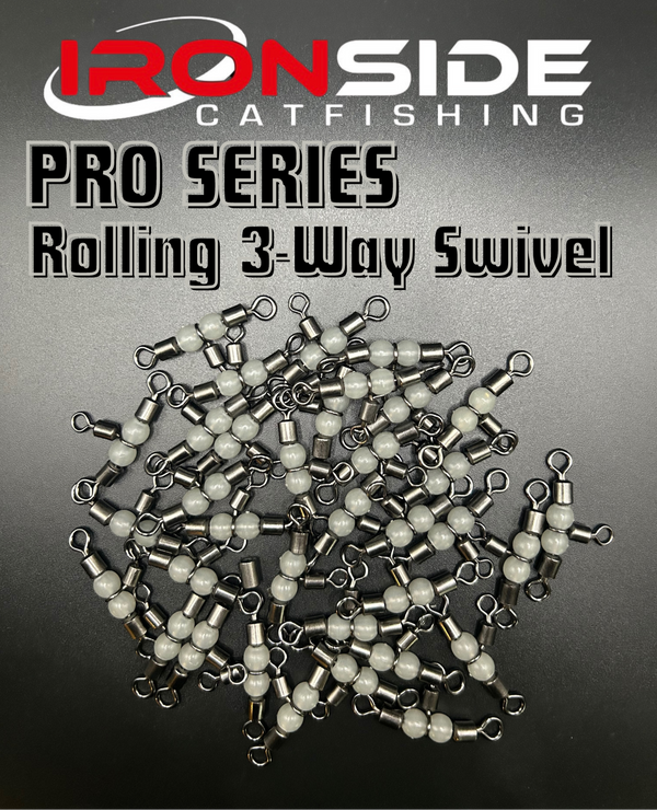 Pro Series Rolling 3-way Swivel – Ironside Catfishing