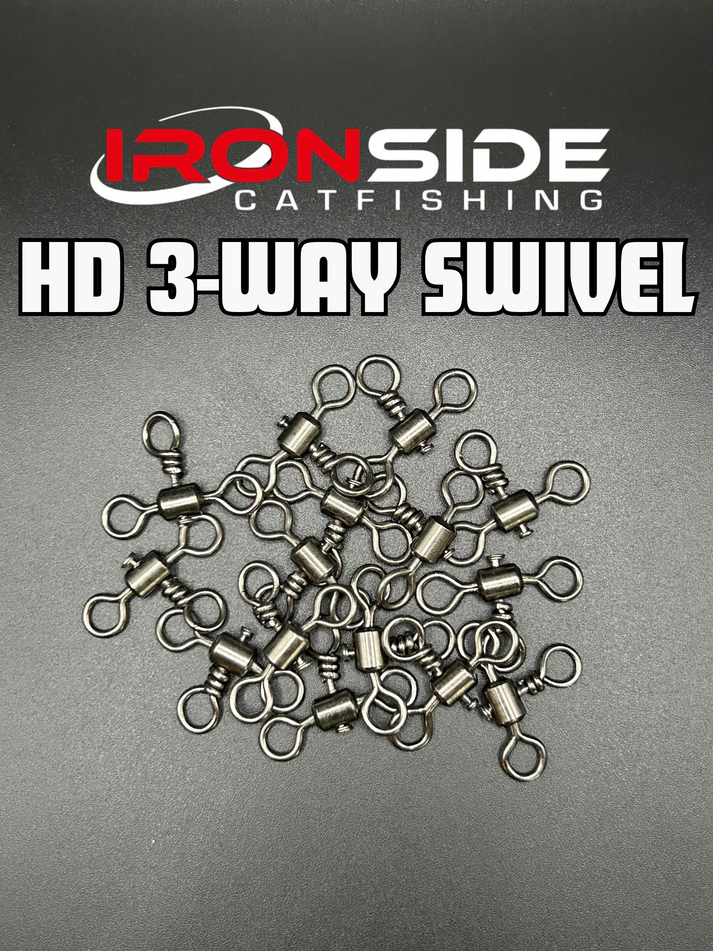 HD 3-Way Swivel – Ironside Catfishing